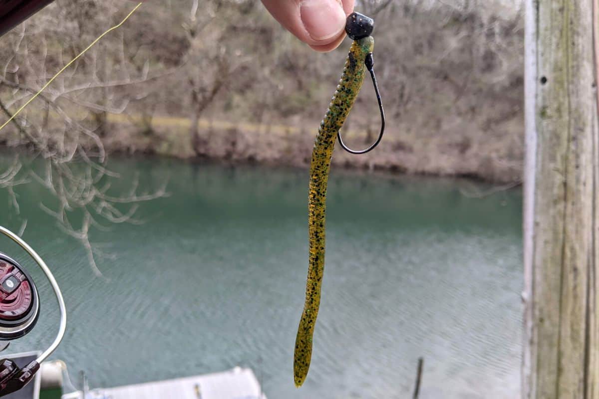 Bass Fishing Jigs 50-Pack Spring Lock Fishing Worms - Screw Needle ...
